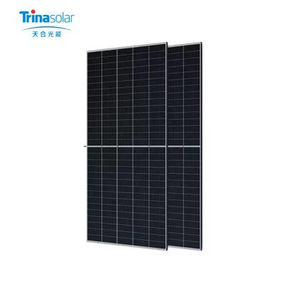 中国 500w Trinaのモノクリスタル太陽電池パネル166x166mm太陽熱発電システムのための150個の細胞モジュール 販売のため