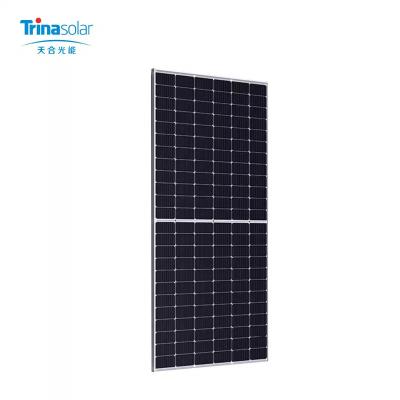 中国 500w Trinaのモノクリスタル太陽電池パネル166x166mm太陽熱発電システムのための150個の細胞モジュール 販売のため