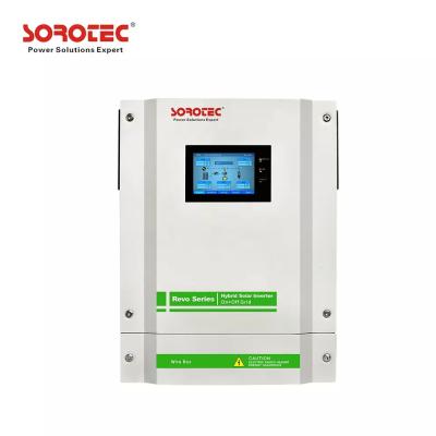Cina Invertitore 5500W di griglia del on&Off di Sorotec con l'invertitore puro 5.5k-48 della sinusoide 48V REVO II del caricatore solare di MPPT in vendita
