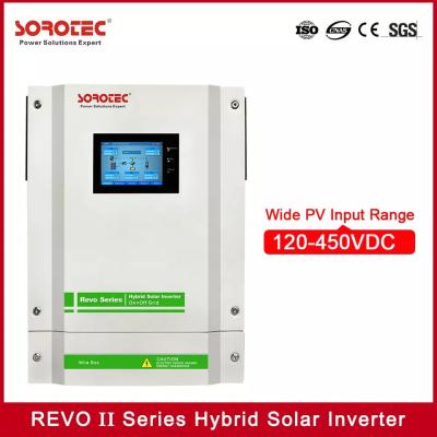 Cina Invertitore 5500W di griglia del on&Off di Sorotec con l'invertitore puro 5.5k-48 della sinusoide 48V REVO II del caricatore solare di MPPT in vendita