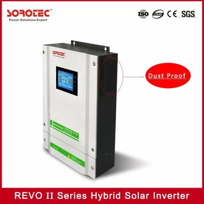 Cina Invertitore 5500W di griglia del on&Off di Sorotec con l'invertitore puro 5.5k-48 della sinusoide 48V REVO II del caricatore solare di MPPT in vendita