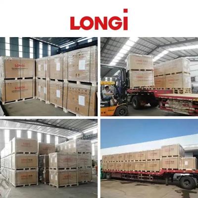 Cina Longi Photovoltaic Mono Solar Panel Module Lr5-54hpb Hi-Mo 5m All Black 400w 405w 410w 415w in vendita