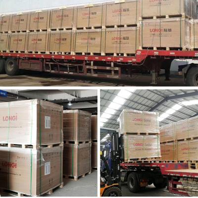Cina Perc PV Module Mono Solar Cell Panel LONGi LR5-54HPB-410M Hi Mo 5M All Black 420W in vendita