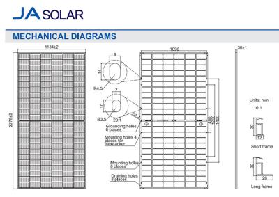 Cina JA Mono PV Module Solar Panel JAM72D30-540-565/GB 144 Cells 550W  545W in vendita