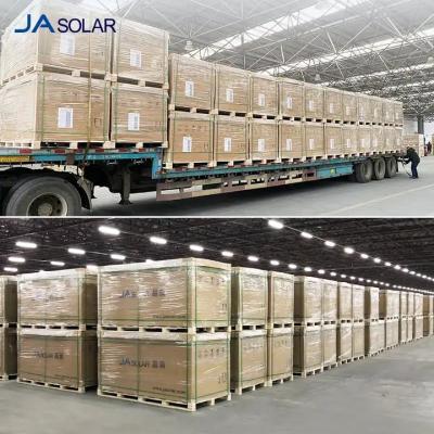 中国 JA Jam54S30-410/Mr Half Cell JA PV Module Solar Panel 390W 410W Black Frame Panel 販売のため