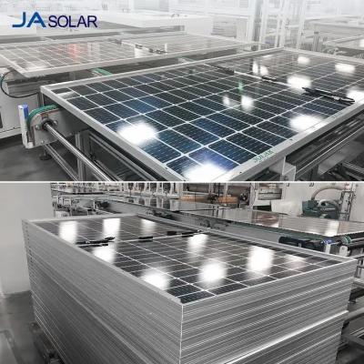 Cina JA Jam54S30-410/Mr Half Cell JA PV Module Solar Panel 390W 410W Full Black Solar Panel in vendita
