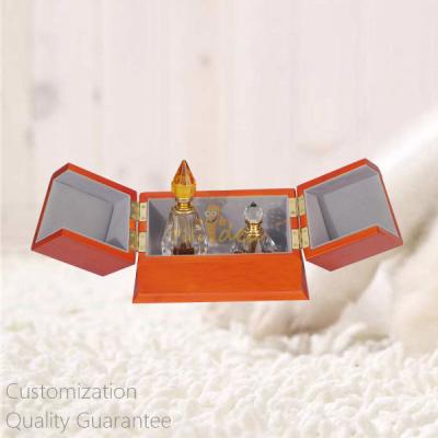 China Custom Mahogany Fashion Mahogany Wooden Perfume Fragrance Display Gift Box. Velvet Lined Inner. Welcome Custom Designs for sale