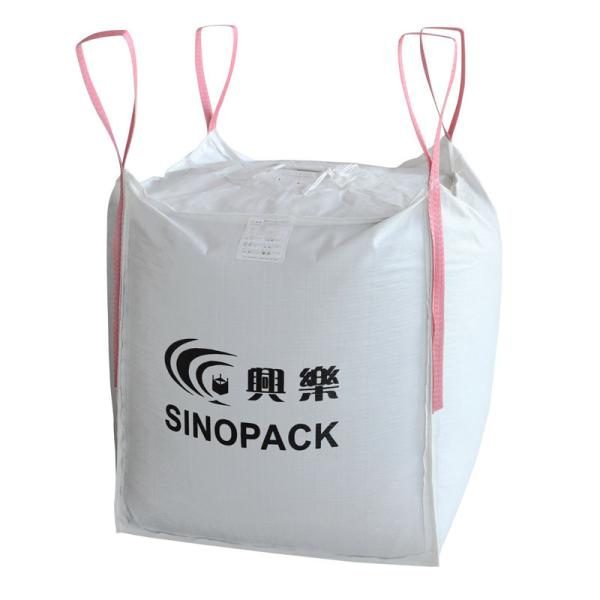 Quality U-Panel Color Printing Big Bag , Pp Super Sacks FIBC Bulk Bag 1500kg for sale