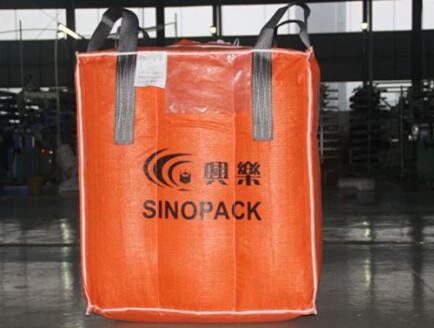 Quality Orange 500kg Big Bag FIBC With Filler Cords , Large FIBC Jumbo Bag for sale