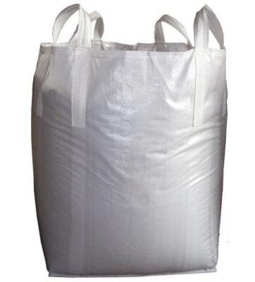 China White Circular / Tubular Pellet Big Bag For Soil / Mineral / Construction for sale