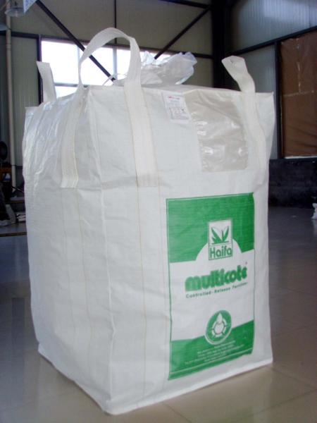 Quality Circular / Tubular Half Cross Corner PP Woven Big Bag FIBC Super Sack for sale