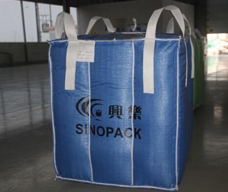 Quality Cross Corner Big Bag FIBC With Baffle And Anti-Sifting For Black Carbon for sale