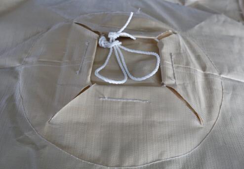 Quality Beige Four-panel Big PP Container Bag FIBC with side seam loops for sale