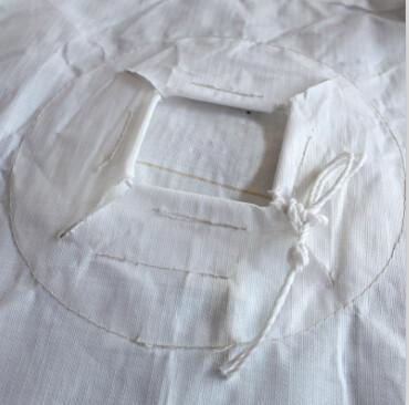 China 1 Tonne Circular FIBC Big Bag Sack With Stevedore Straps 100% Virgin Polypropylene for sale