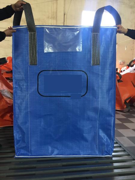 Quality Blue Sift - Proofing Big Bag FIBC PP Woven Circular Jumbo Bags With Square for sale