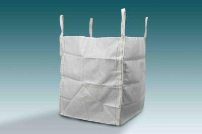 China Open Top Flat Bottom Ton PP Woven Bulk Bag For Builder Construction for sale