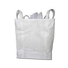 China 1000kg Capacity Jumbo  Square Bottom Big Bag FIBC with half cross corner for sale