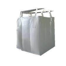 China White FIBC Bulk Bag With 4/2/1 Lifting Loops for sale