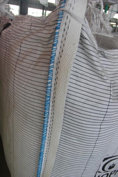 Quality 1 Ton Conductive Big Bag Groundable For Anti - Static Pp Fabric , 5-1 Safety for sale