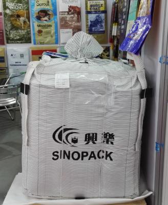 China 1 Ton Big Jumbo Bags with Abrasion Resistance Cold Resistance 10^4-10^6 Ohm/sq for sale