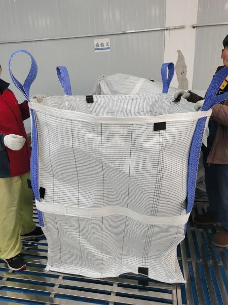 Quality Double Stitch Polypropylene Breathable Baffle Bulk Bag Ventilated 2 Ton for sale