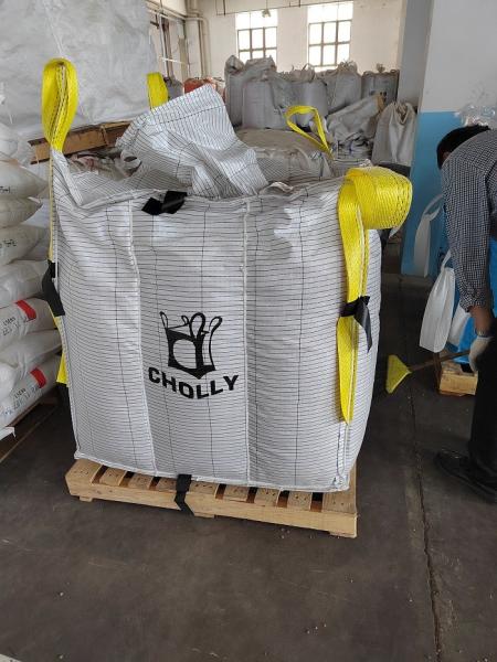 China 4400lbs Capacity Conductive Bulk Bags for Conductive Materials supplier