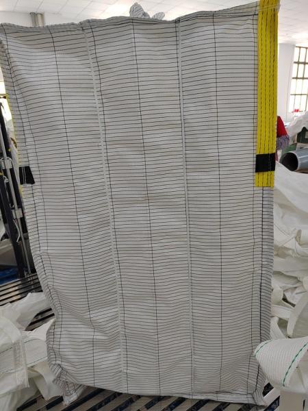 Quality 2 Ton Polypropylene Ventilated Breathable Baffle Bulk Bag With Excellent Chemical Resistance And Conductive Fabric for sale