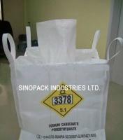 Quality UN Big Bag with Double Chain Stitching Blue Loop Color and Filling Spout for for sale