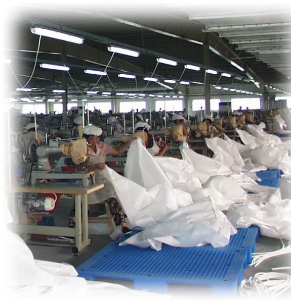 China UN one Tonne bulk bag dangerous goods packing , one ton sand big bag supplier