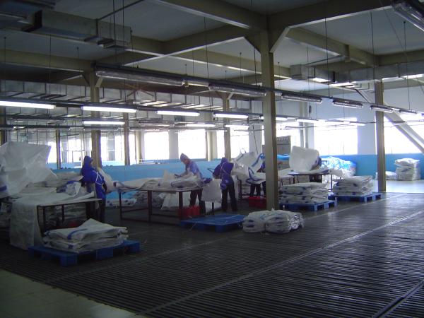 Quality PP Flat Bottom UN Chemical Fibc Big Jumbo Bag 2750lbs 6-1 safety ratio for sale