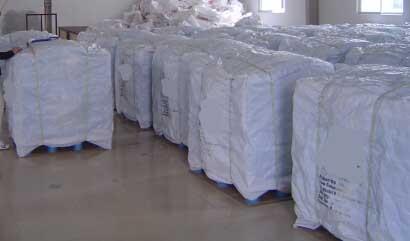 Quality Baffle design dangerous chemical powder Storage Antistatic Fibc with sift for sale
