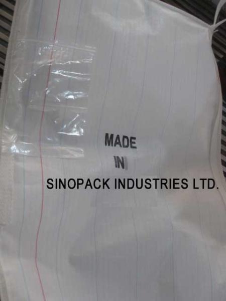 China One Ton Bulk Bags , 1000kg anti static bulk bags OF CROHMIQ fabric supplier