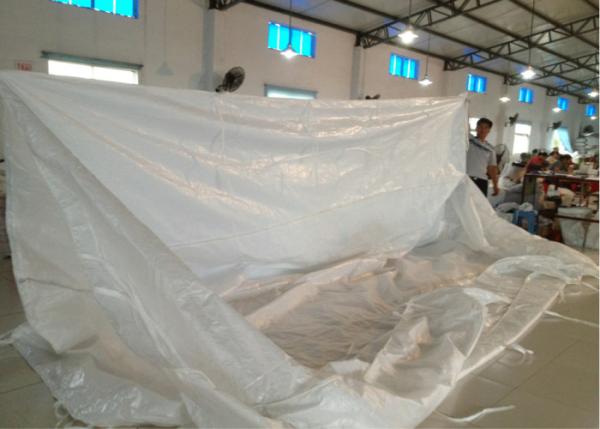 China Dry bulk container liner bags for coffee beans / minerals / chemicals / food supplier