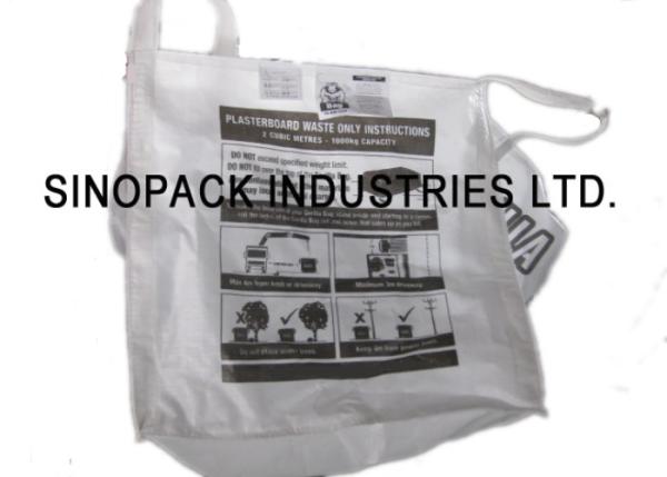 Quality 3 Cubic Meters Garden Waste Bags , Dry Bulk Large Garbage Bags for sale