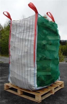 China Ventilated breathable Flexible Intermediate Bulk Containers FIBC for potatos pecans woods for sale