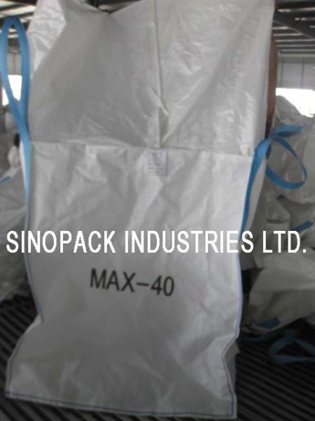 China 1 ton U-panel duffle top 100% virgin PP woven big bag for soil / cement / minerals supplier