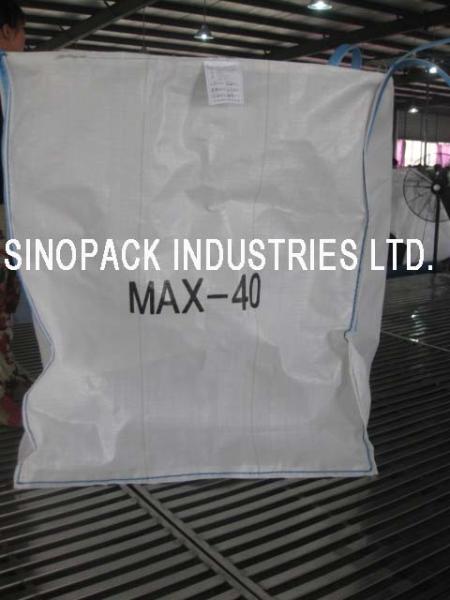 Quality 1 ton U-panel duffle top 100% virgin PP woven big bag for soil / cement / for sale
