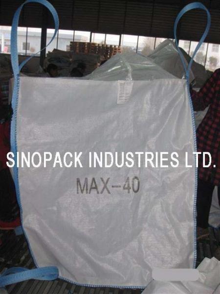 Quality 1 ton U-panel duffle top 100% virgin PP woven big bag for soil / cement / for sale