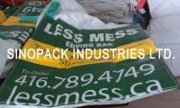 U-panel BOPP laminated bags , PP Jumbo Bags inside with corner loops factory price