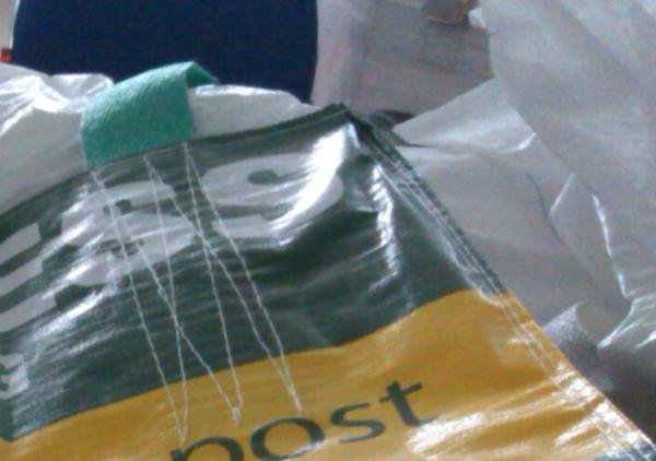 Quality Four panel BOPP laminated bags with cross corner loops , Polypropylene Jumbo for sale