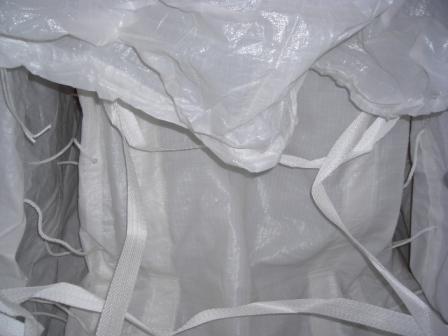 Quality Gravel Bulk Large Piping Bags With 2500lbs Capacity , White Color for sale