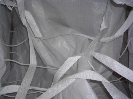 Quality Gravel Bulk Large Piping Bags With 2500lbs Capacity , White Color for sale