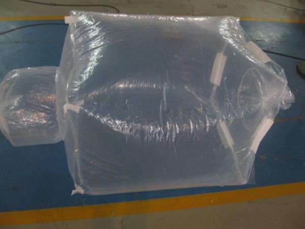Quality Transparent 3mil 6mil Thickness Form Fit PE Big Bag Liner Of LLDPE/LDPE for sale