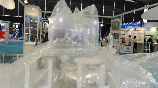 Quality Cement Shipping Transportation Transparent PE Liner Bag With Baffled Constructio for sale