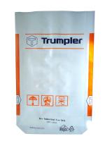 Quality Side-gusset Block bottom PE valve bags for packing pulverous , Up to 110LBS manufacturer