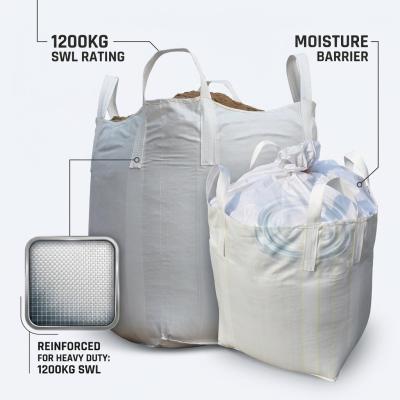 China Premium Chemical Product Packaging FIBC 1200kg SWL Multi-Layer Moisture Barrier Hazardous Powder Export Solution for sale