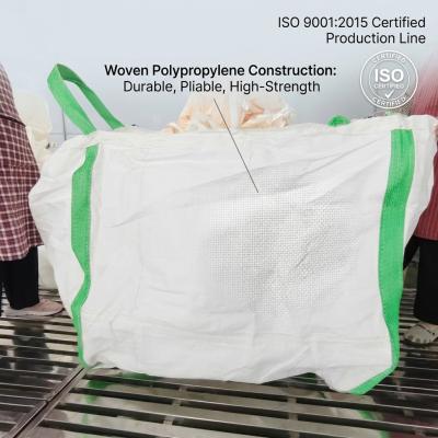 China Direct Factory UN FIBC Bags Manufacturer ISO 9001 Certified Production Line In-House Testing Lab and 15-Day Lead for sale