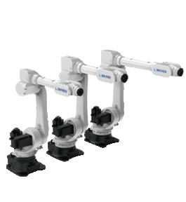 China LR50-R2140/LR70-R2140 Industrial Robot Floor Installation 2146mm Motion for sale