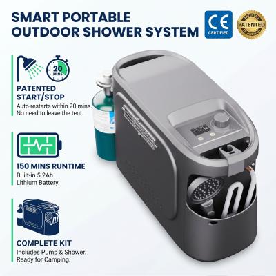 China Off Grid Shower Mobile Gas Water Heater Portable RV Tankless Propane Geyser For Hunting for sale