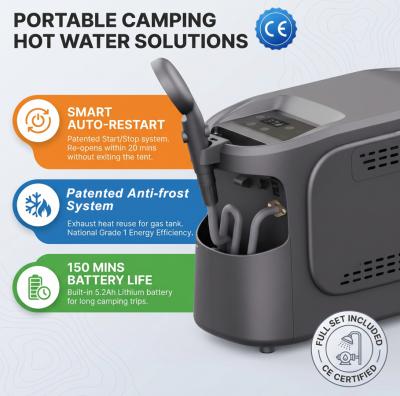 China CE CSA AGA Outdoor Shower Gas Water Heater Portable Propane Tankless For Pet Bathing for sale